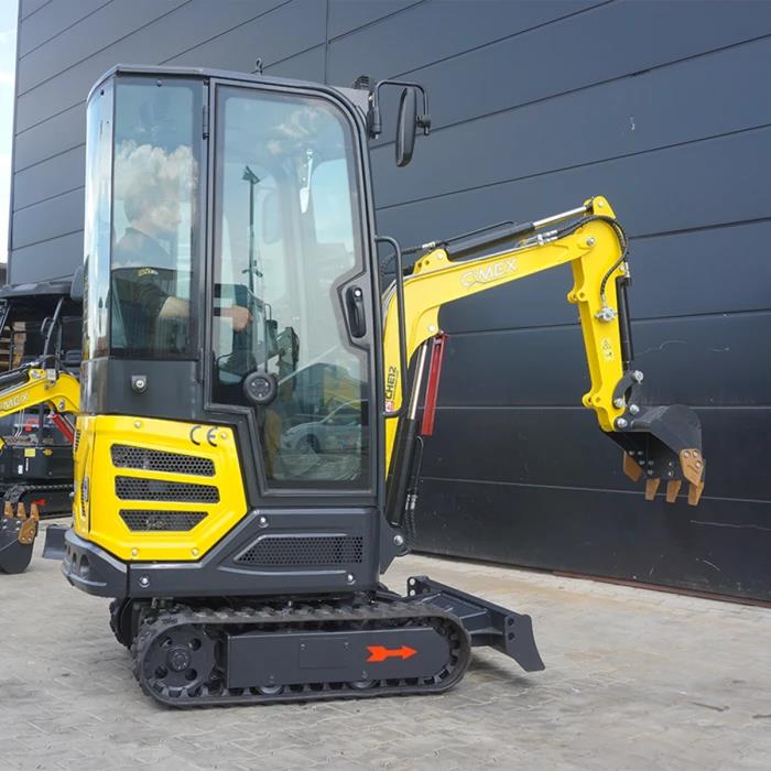 MINI EXCAVATORS : Mini Excavator Cimex CHE12RS-CAB