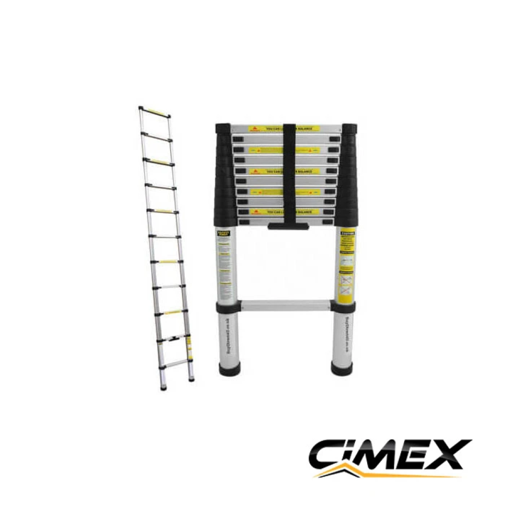 TELESCOPIC LADDERS : Aluminum Telescopic Ladder 2 meters