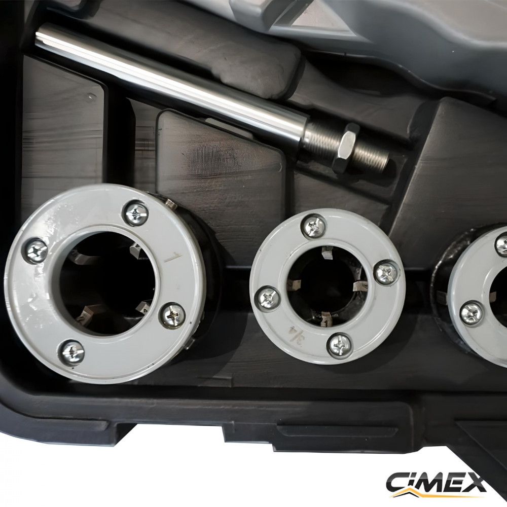 POWER THREADING MACHINERY : Manual electric threading machine ...