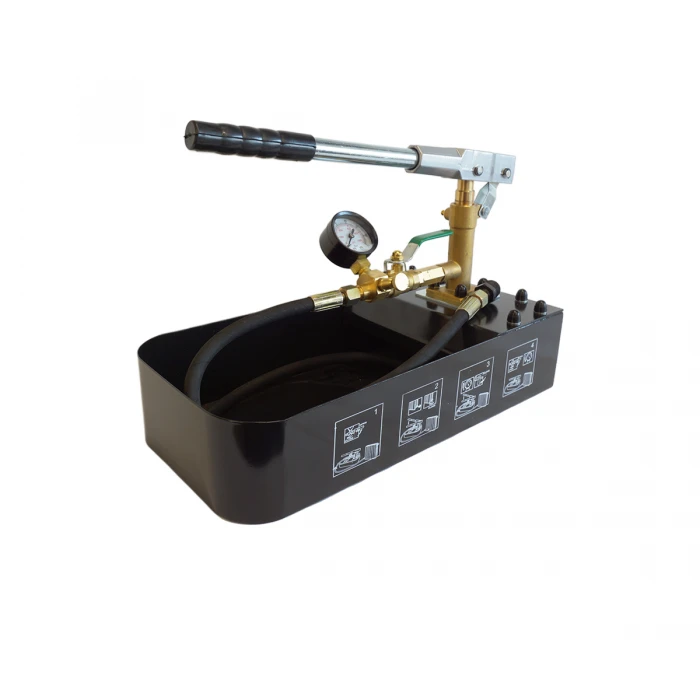 MEASURING EQUIPMENT : Manual pressure testing pump 60 bar ...