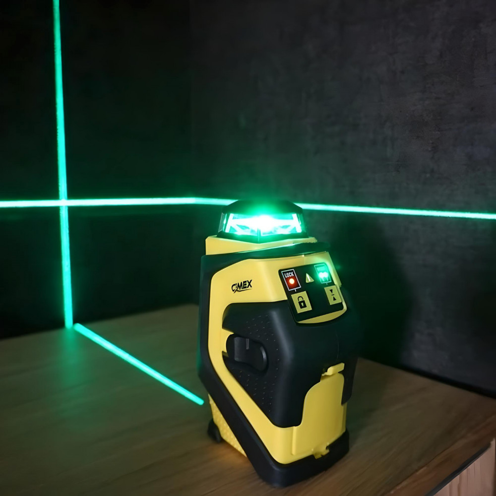 LASER LEVELS : Laser level green beam 360 degree CIMEX R ...