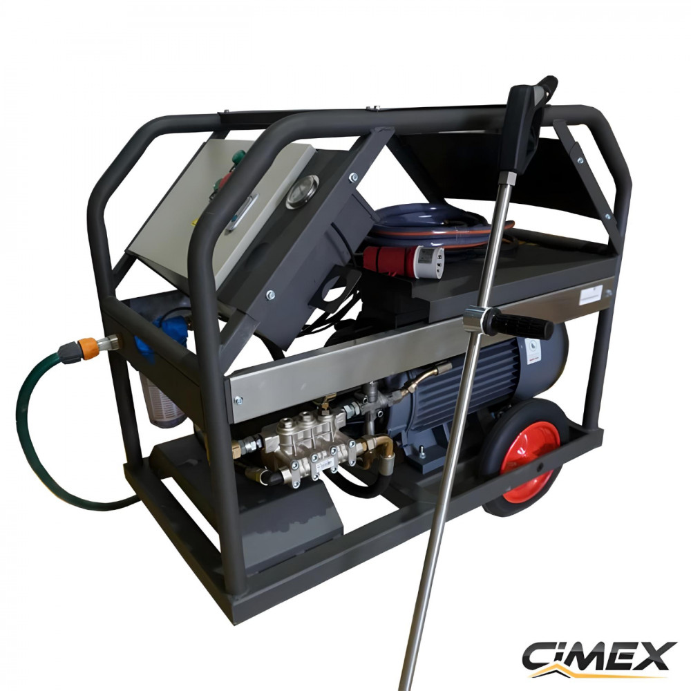 CLEANING MACHINERY : Three-phase pressure washer 500 bar,